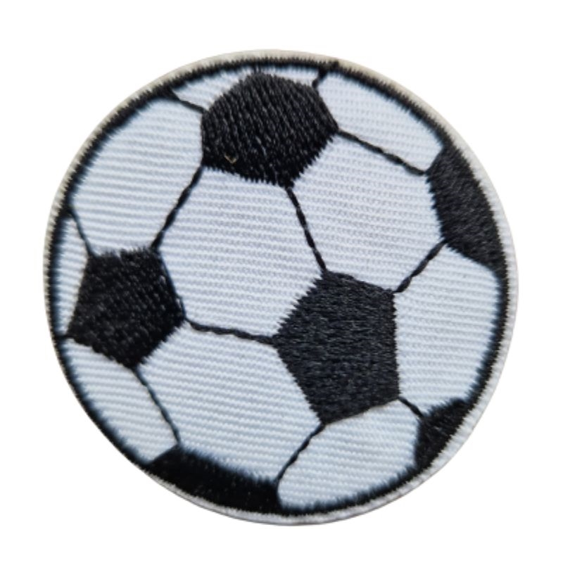 Strygemærke fobold 4,5 cm I Køb nu I Hurtig levering